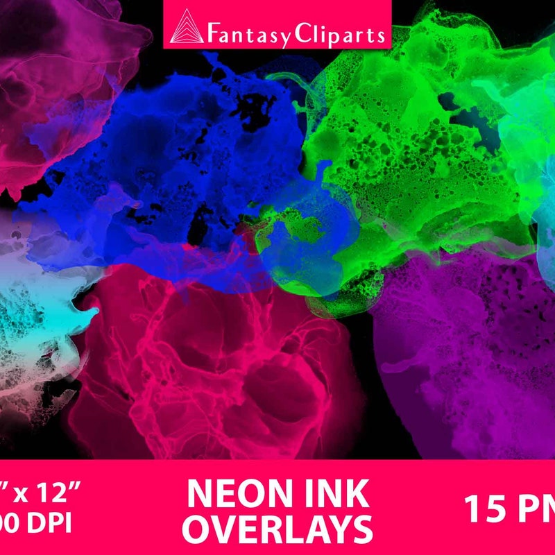 Neon Paint Splatter - Etsy