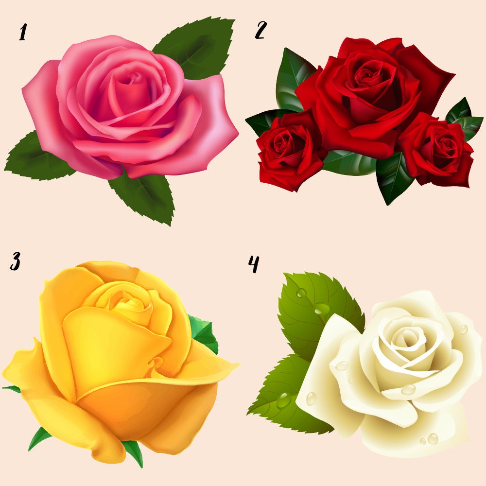 Roses Clipart, Flower Clipart, Rose Clip Art, Flowers Clip Art ...