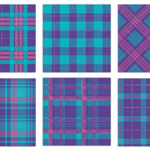 Modern Christmas, Plaid Digital Paper, Silver Glitter, Seamless Tartan ...