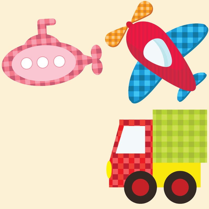 Cute Transportation Transport Clipart Air Transportation - Etsy