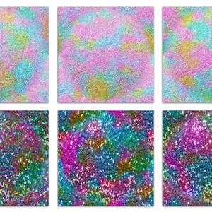 Unicorn Colors, Digital Paper, Seamless Patterns, Pastel Rainbow ...