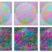 Unicorn Colors, Digital Paper, Seamless Patterns, Pastel Rainbow ...