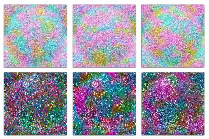 Unicorn Colors Digital Paper Seamless Patterns Pastel - Etsy