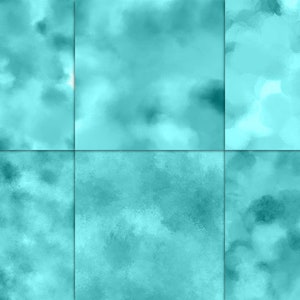 Teal Watercolor, Painted Textures, Digital Paper, Paint Background ...