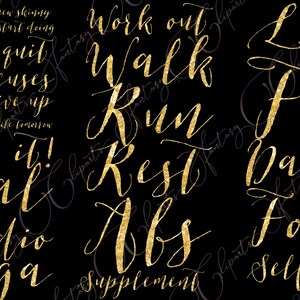 Work Out Word Art Clipart, Cardio Training Sayings in Png Format, Made ...