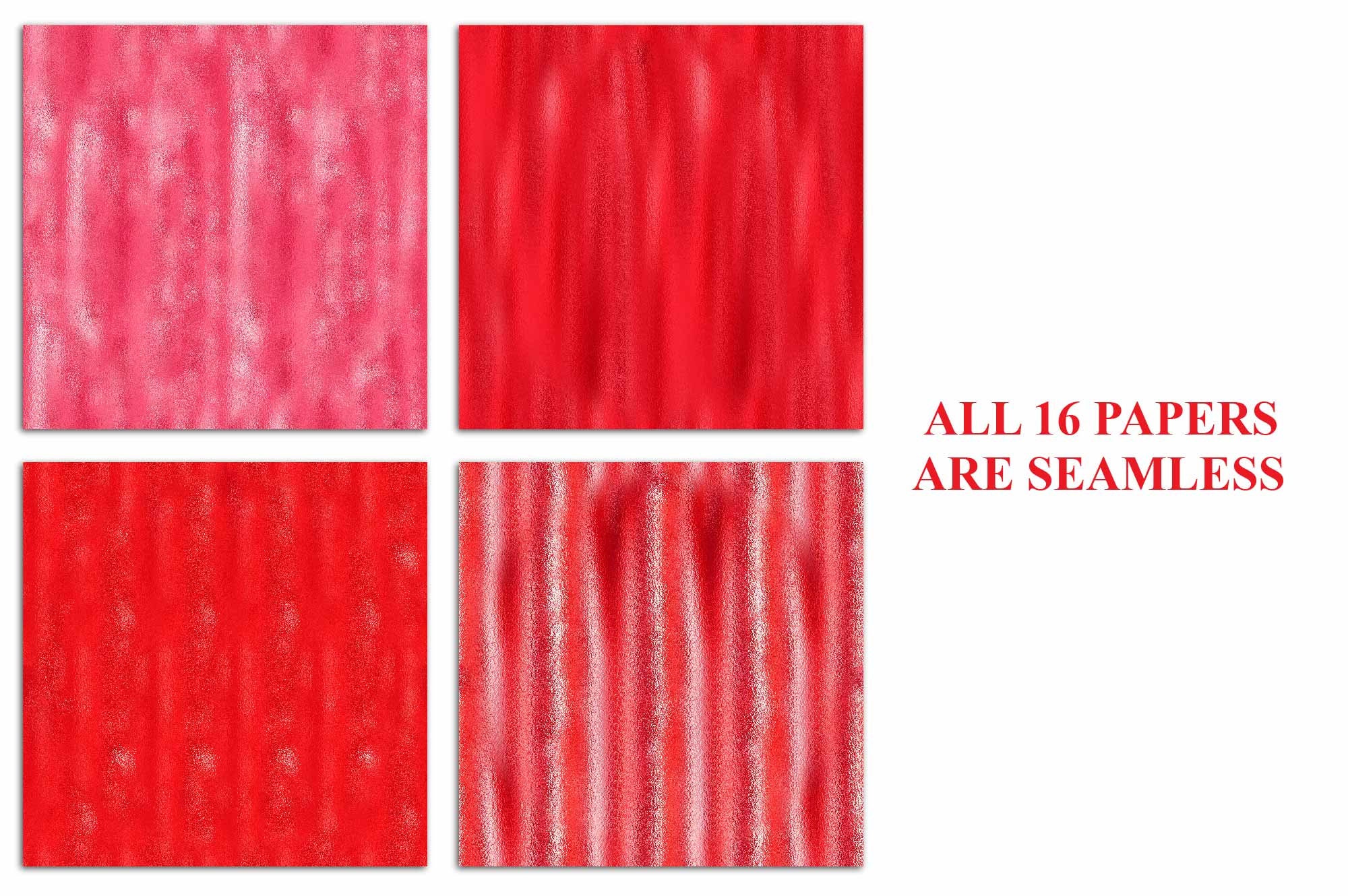 Frosted Red Digital Paper Iridescent Foils Frozen Textures | Etsy