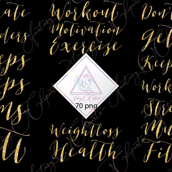 Weight Loss Sayings Clipart - Etsy