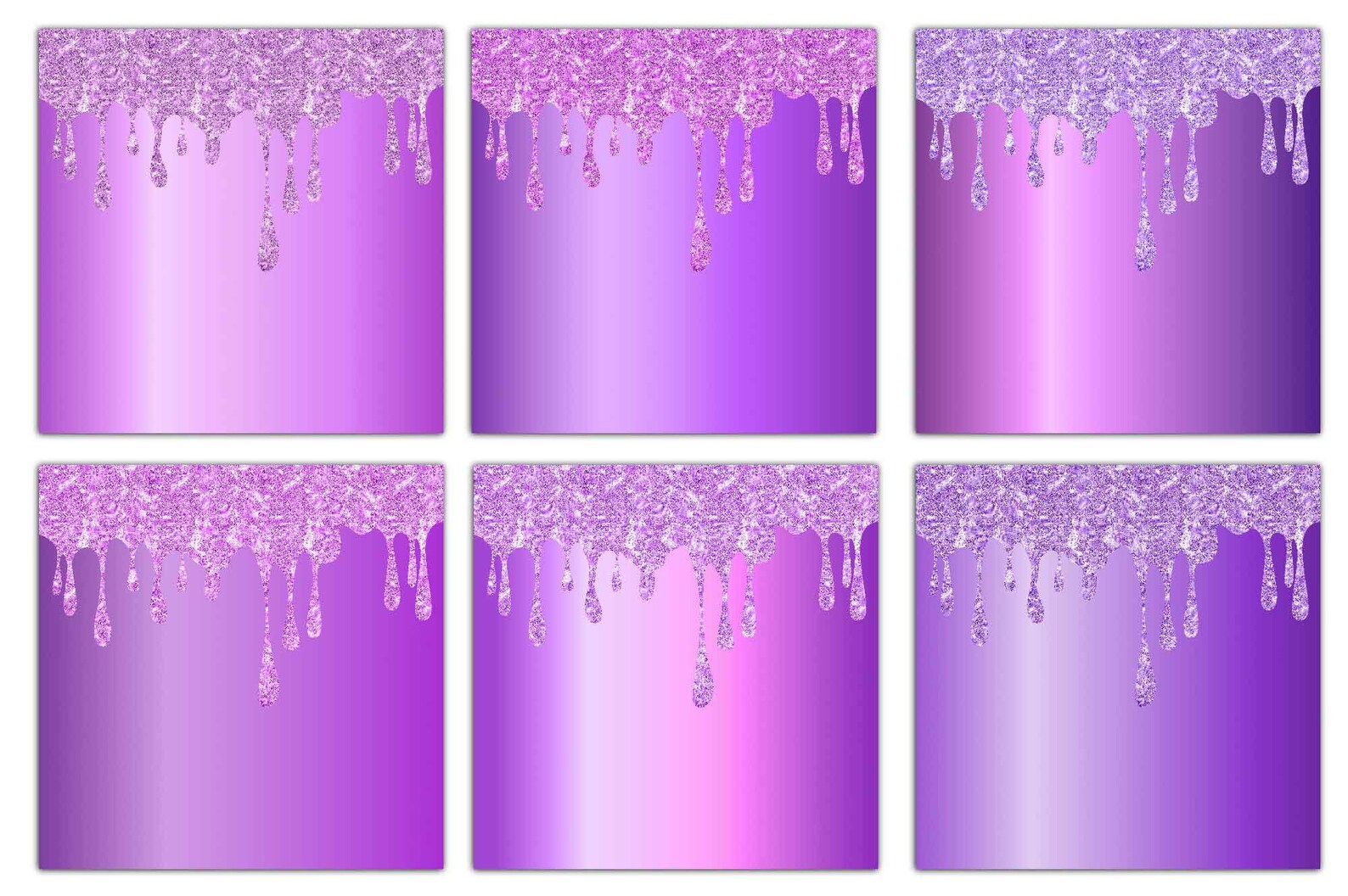 Purple Drips Drippings Textures Liquid Glitter Digital - Etsy