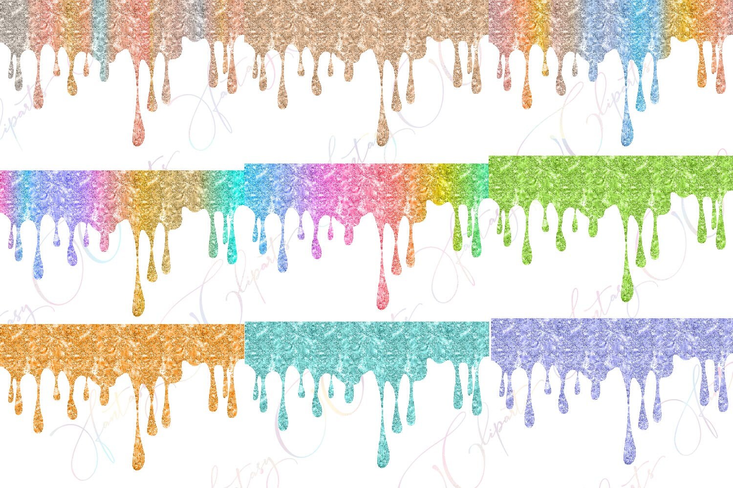 Glitter Drippings Dripping Overlay Sparkling Drips Liquid - Etsy