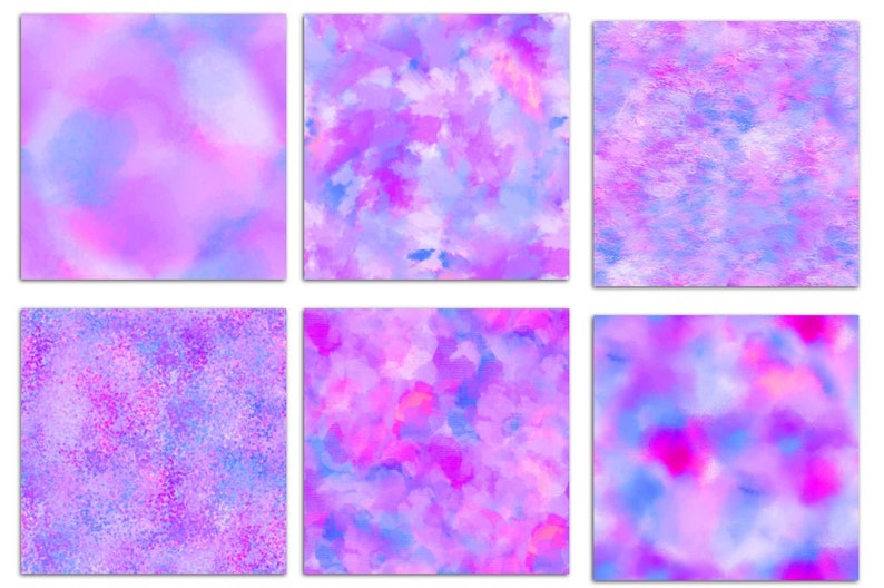 Violet Watercolor Seamless Textures Digital Paper Paint | Etsy