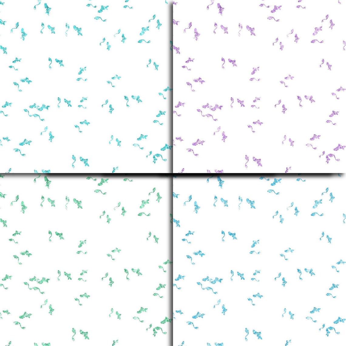 Mermaid Glitter Confetti Overlay Glitter Confetti Siren - Etsy