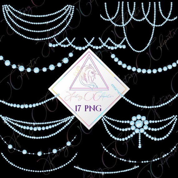 Blue diamonds, rhinestone necklace, jems overlays, sparkling jewels ...