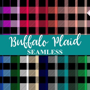 Buffalo Plaid, Seamless Patterns, Tartan Digital Paper, Lumberjack ...