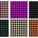 Houndstooth Pattern Digital Paper Seamless Patterns - Etsy