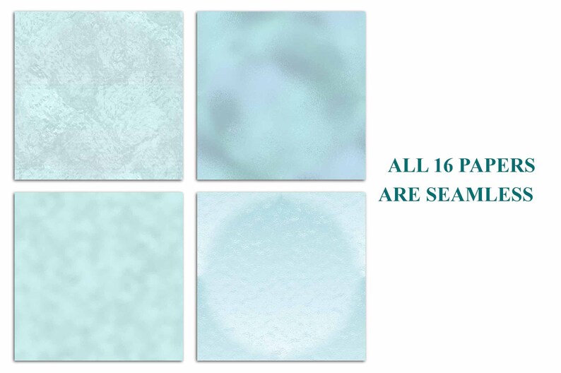 Aqua Foil Texture Seamless Pattern Blue Digital Paper - Etsy