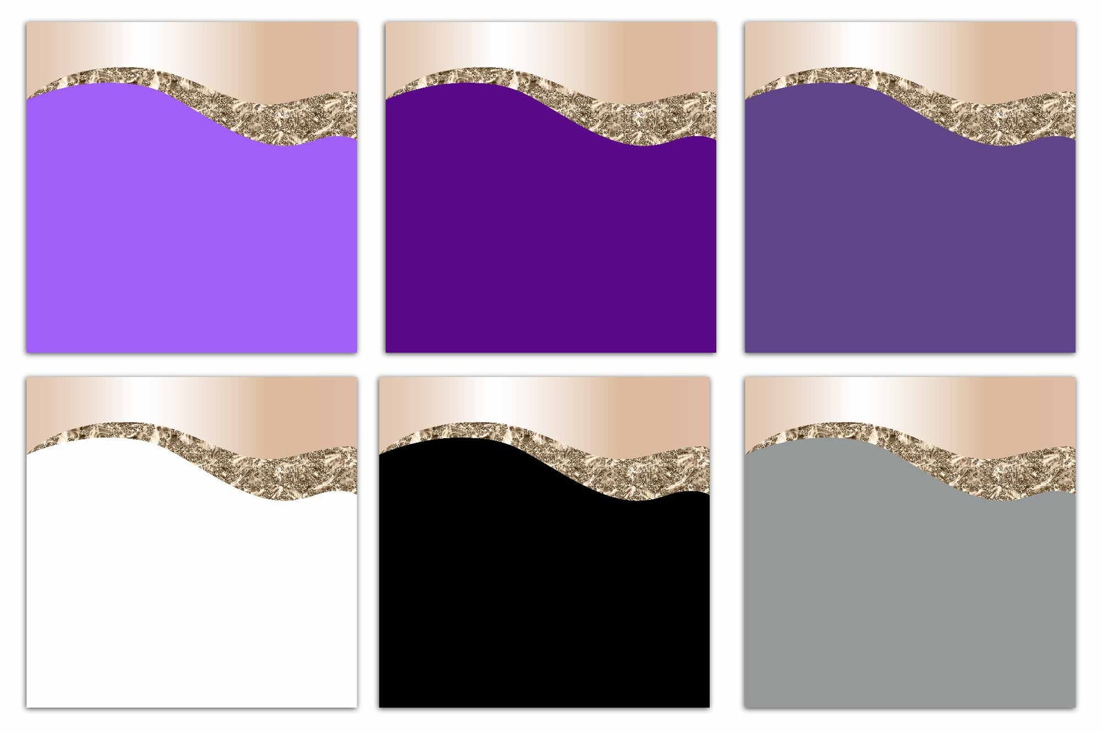 Deluxe Champagne Digital Paper Quartz Ivory Glitter - Etsy