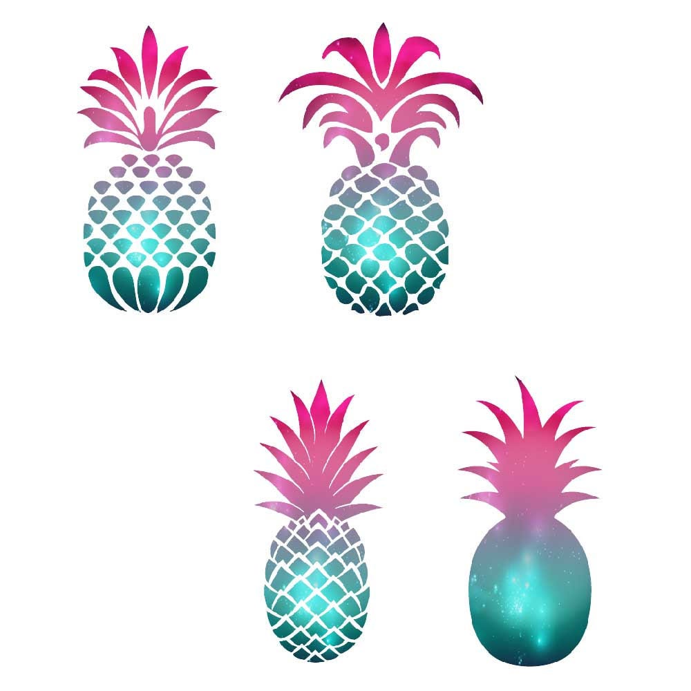 Pineapple clip art pineapples clipart tropical fruit | Etsy