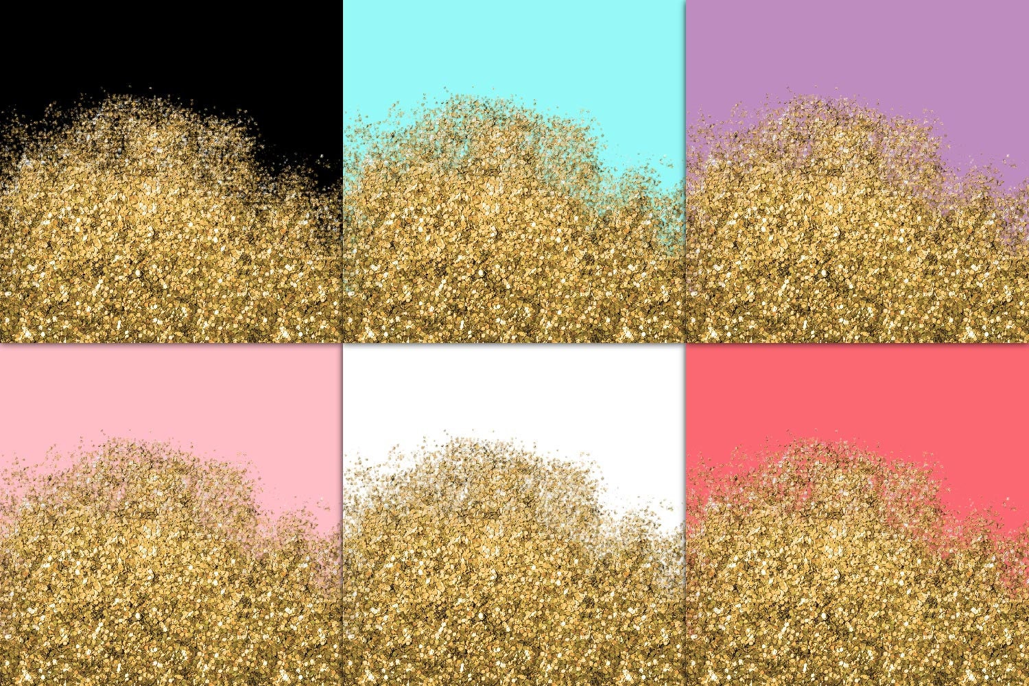 Glitz digital paper glitter textures pink mint blush purple | Etsy