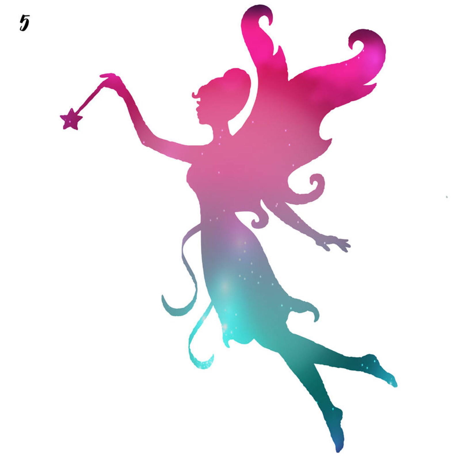 Galaxy Fairies Fairy Clipart Cosmic Clip Art Rainbow Fairy | Etsy Canada