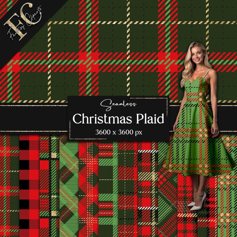 Christmas Plaid - Etsy