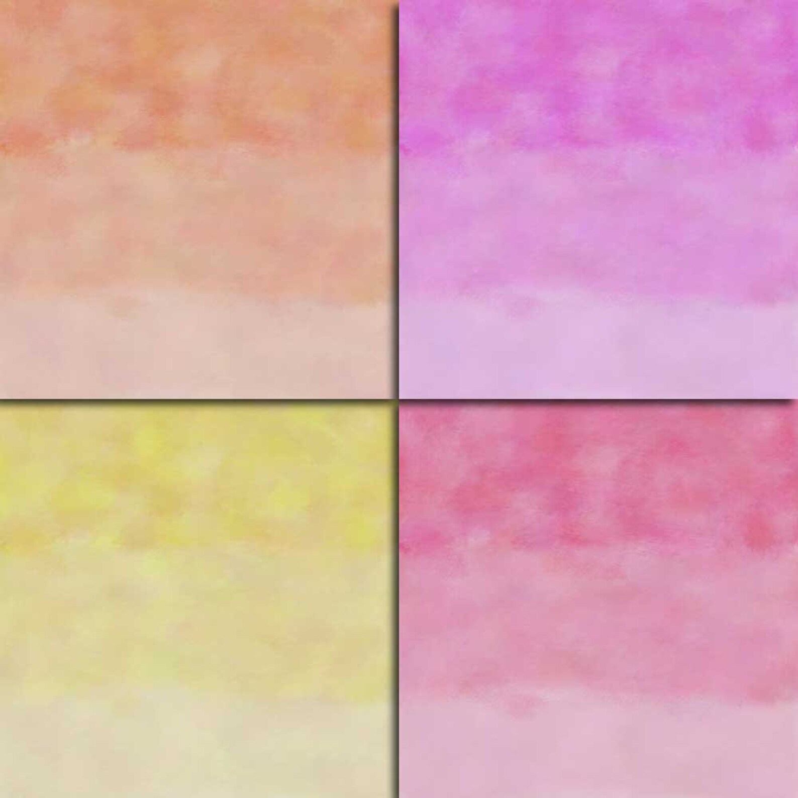 Watercolor Ombre Digital Paper Watercolour Ombre Blush - Etsy