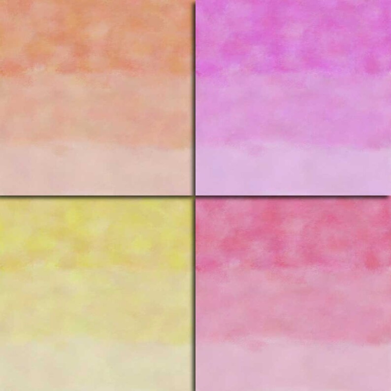 Watercolor ombre digital paper watercolour ombre blush | Etsy