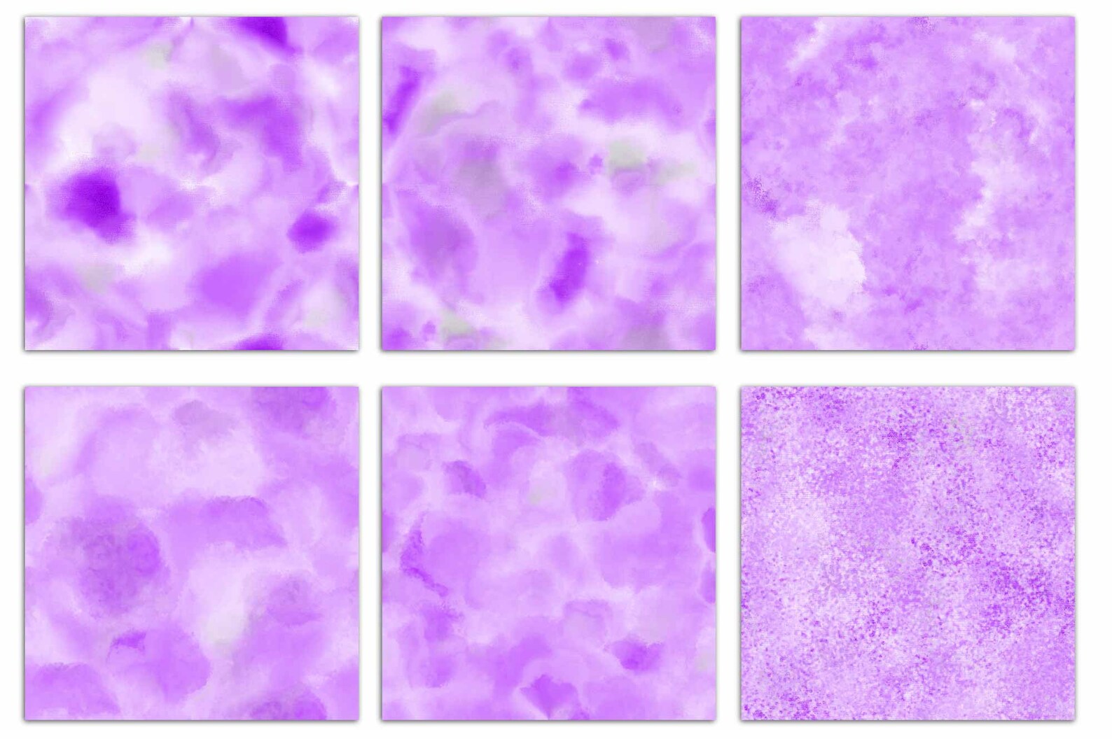 Magic Clouds Digital Paper Purple Watercolor Lilac - Etsy