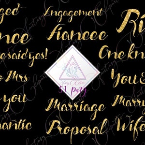 Engagement Word Art in Png, Made by Fantasy Cliparts, We Are Engaged in ...