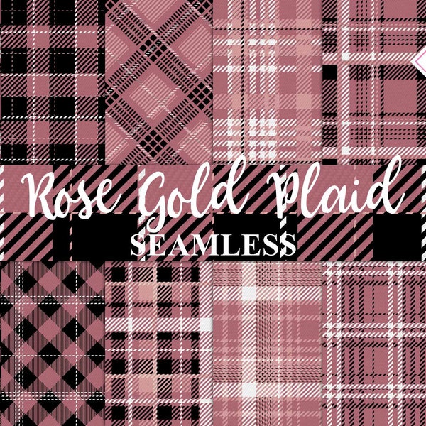 Pink Blue Plaid - Etsy