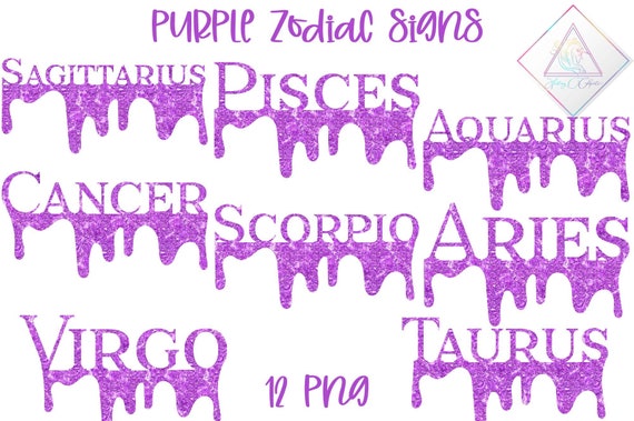 Purple zodiac signs, t shirt sublimation, drippings drips, lavender ...