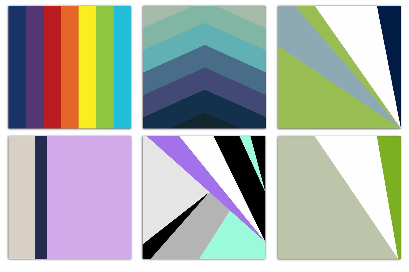 Block Colors Digital Paper Plain Bright Vivid Colorful - Etsy