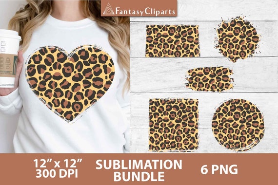 Leopard Print Sublimation Designs Bundle Animal Pattern - Etsy