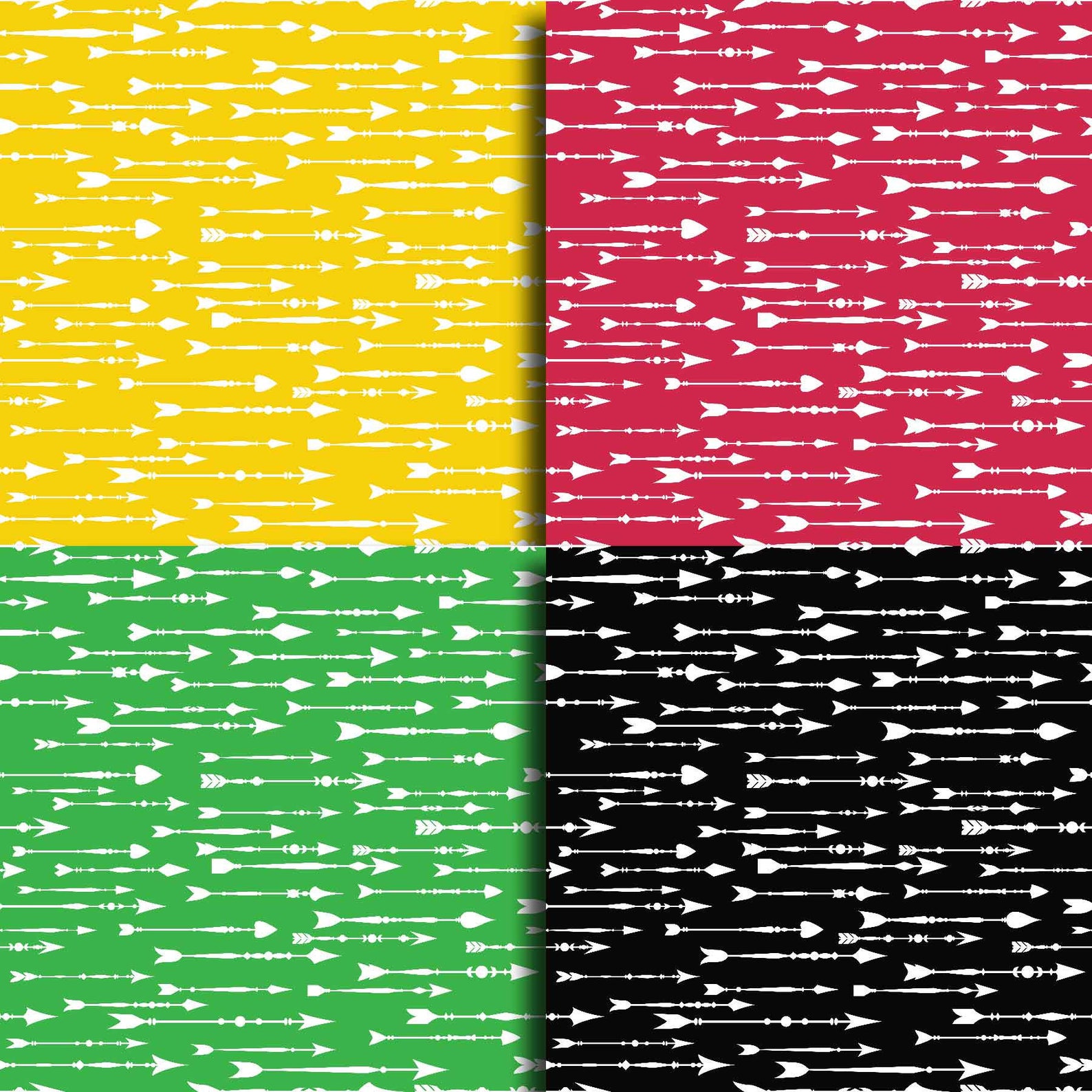 Arrows Digital Paper, Arrows Backgrounds, Arrow Patterns, Scrapbook ...