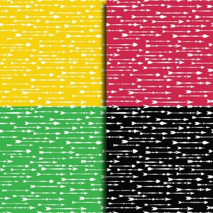 Arrows Digital Paper, Arrows Backgrounds, Arrow Patterns, Scrapbook ...