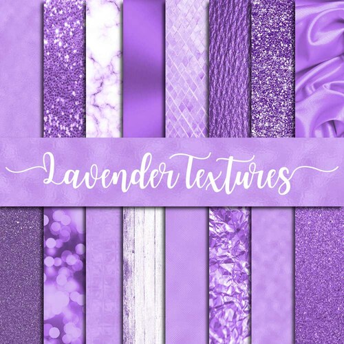 Lavender Textures Digital Paper Lilac Backgrounds Purple - Etsy