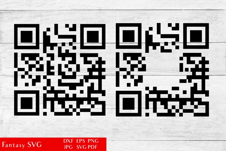 QR Code Supermarket Scan Code SVG Cut File for Cricut - Etsy