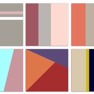 Block Colors Digital Paper Plain Bright Vivid Colorful - Etsy