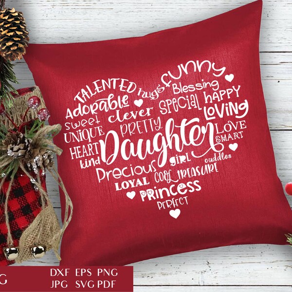 Daughter Quotes Svg - Etsy