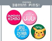 Meme Badge Pins 38mm | Etsy