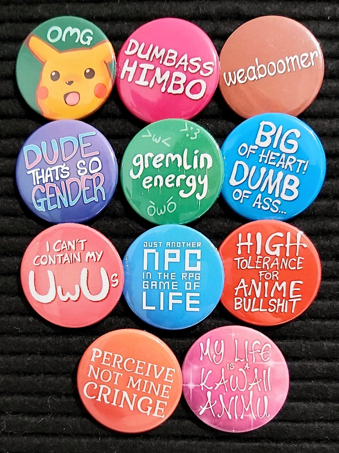 Meme Badge Pins 38mm - Etsy