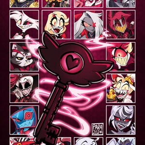 HAZBIN HOTEL Poster A4 Printer Paper Size - Etsy