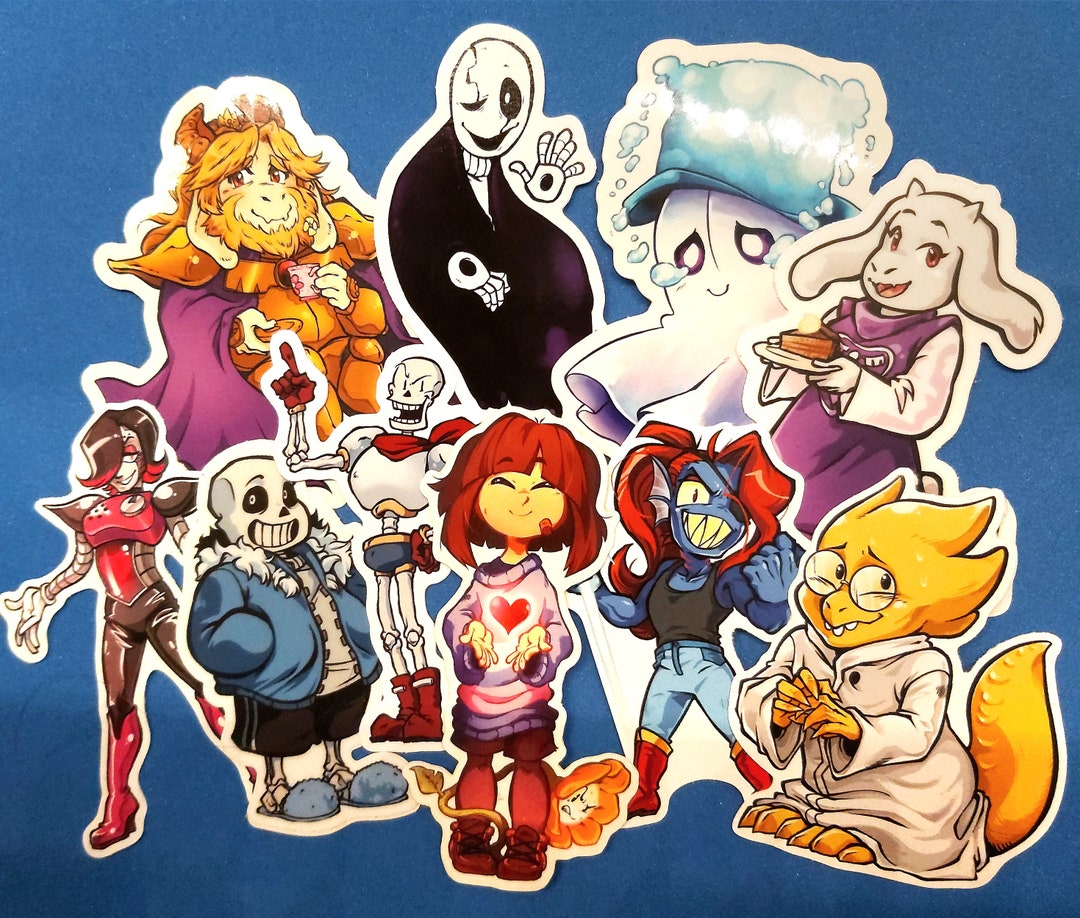 Undertale Stickers Waterproof Vinyl 2-3 Inches - Etsy