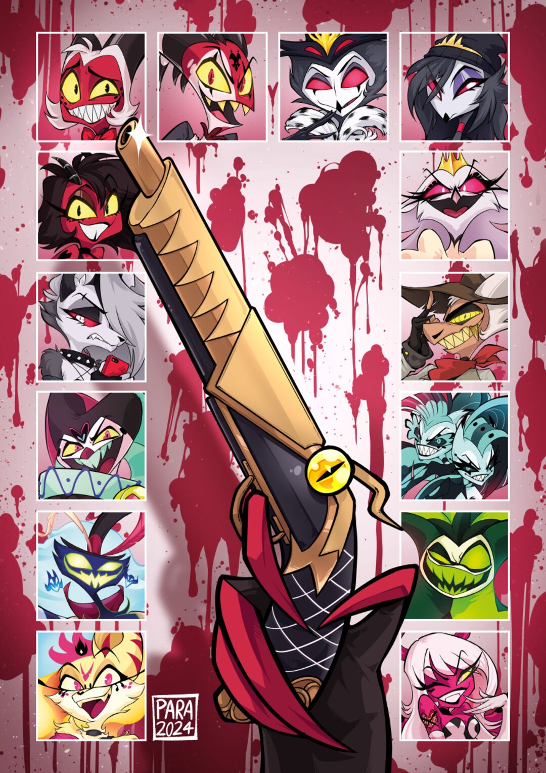 HELLUVA BOSS A4/A3 Poster Print - Etsy UK