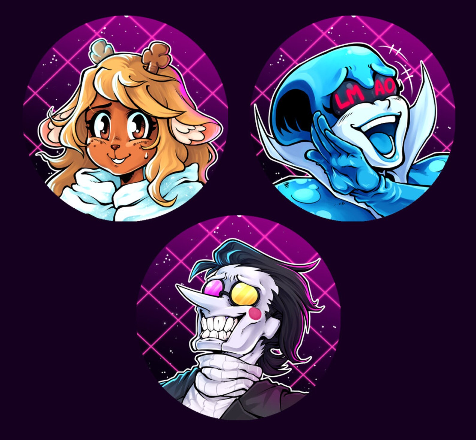 Deltarune Pin Badges Various Sizes 38mm and 58mm - Etsy