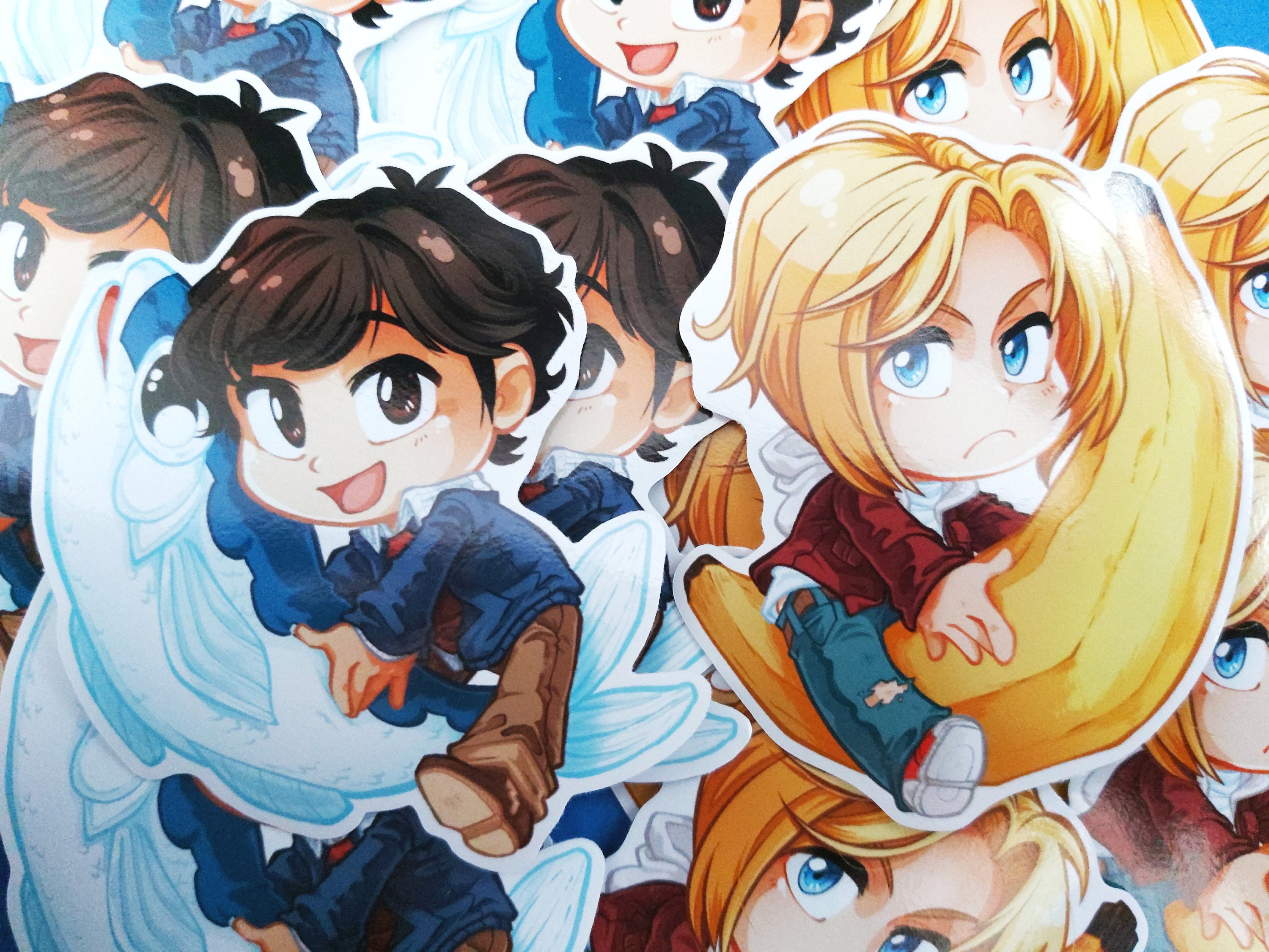 Banana Fish Ash & Eiji Sayonara Vinyl Weatherproof Sticker ...