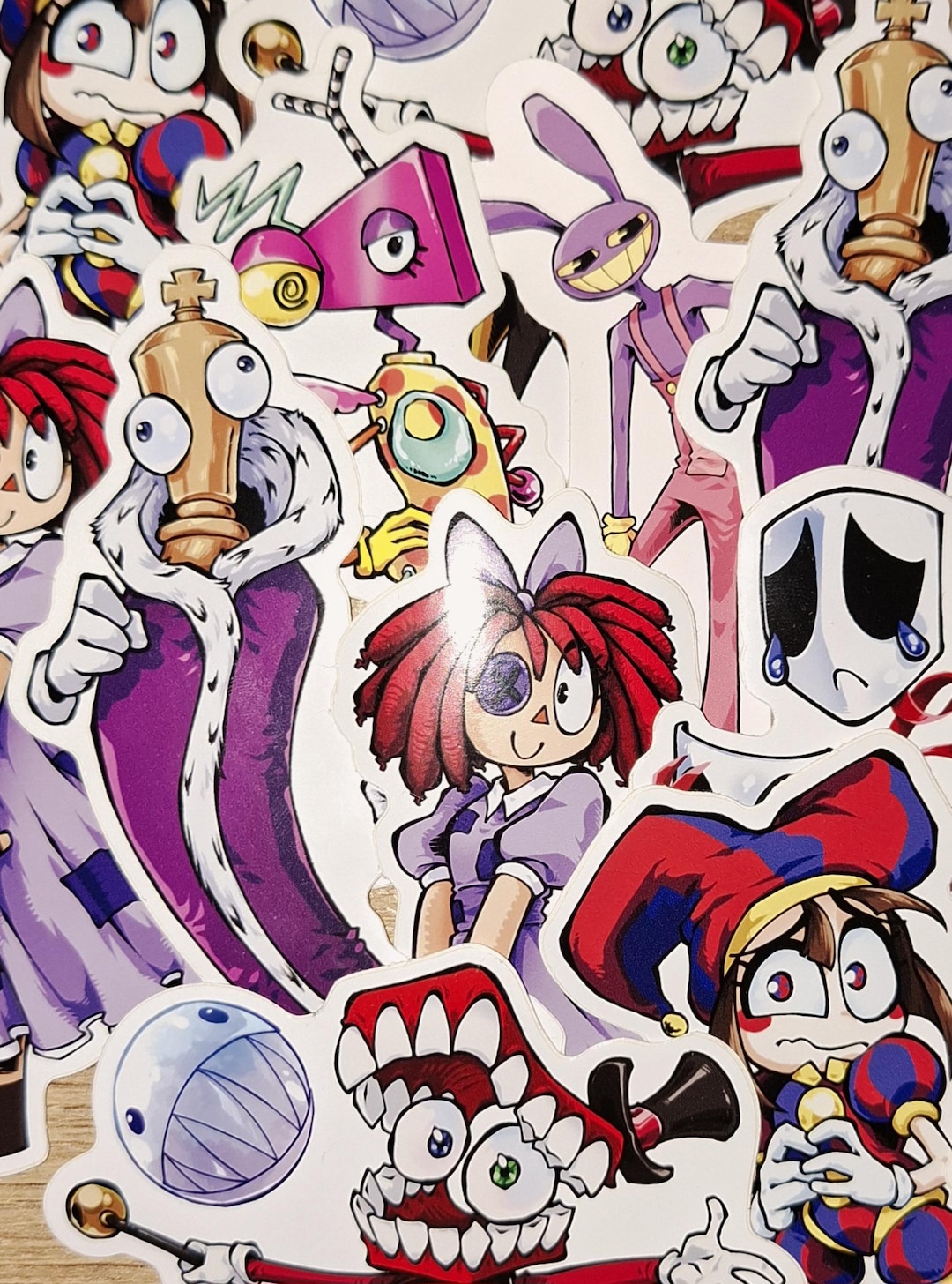 The Amazing Digital Circus - Stickers Waterproof Vinyl 2-3 Inches - Etsy