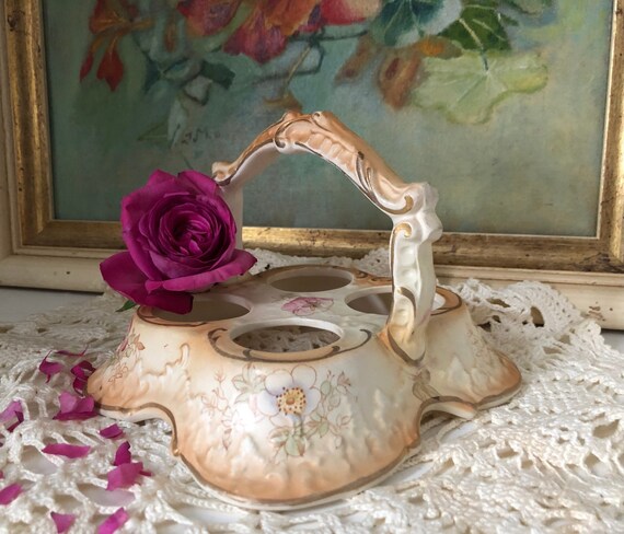 Antique Devon Crown China Egg Carrier - Etsy