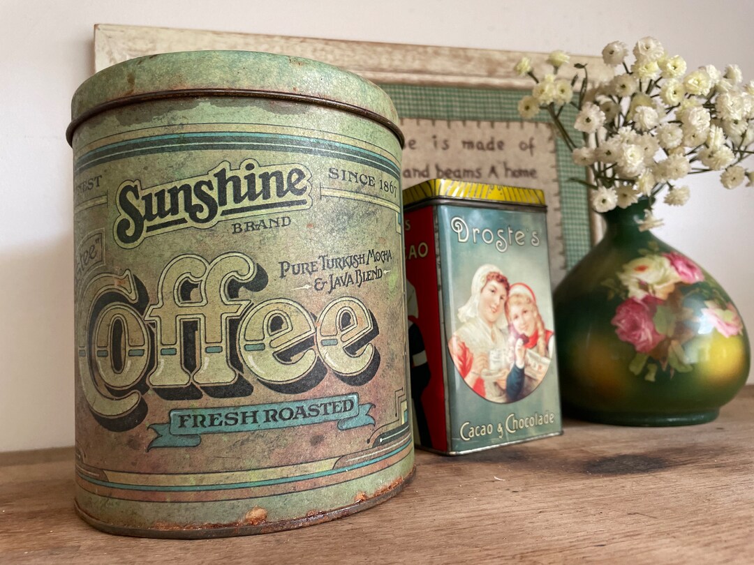 Vintage Ballonoff Coffee Tin - Etsy
