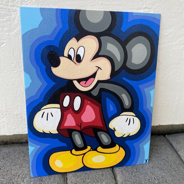 Canvas Painting Cartoon - Etsy