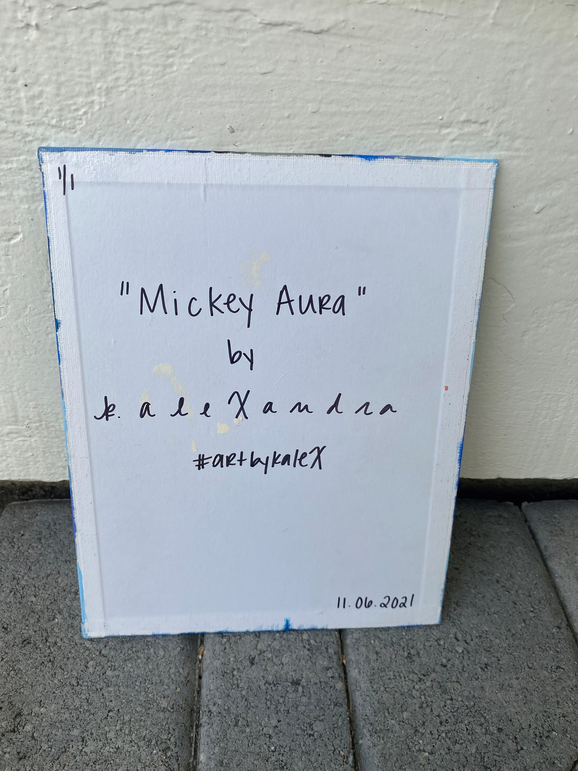 10 X 8 Canvas Painting Cartoon Modern Abstract Pop Art Acrylic Painting ...